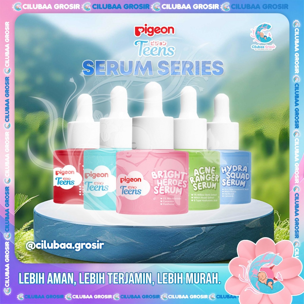 Jual PIGEON TEENS Hydra Squad Face Serum Wajah 20mL || Bright Heroes ...