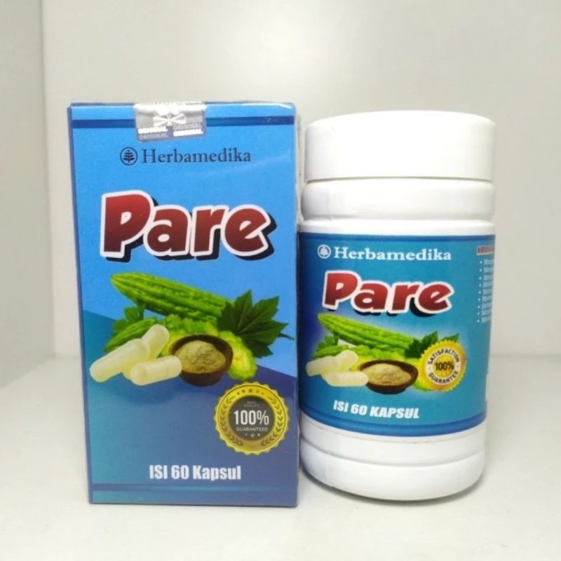 Jual Kapsul Pare Herbamedika isi 60 Kapsul | Shopee Indonesia