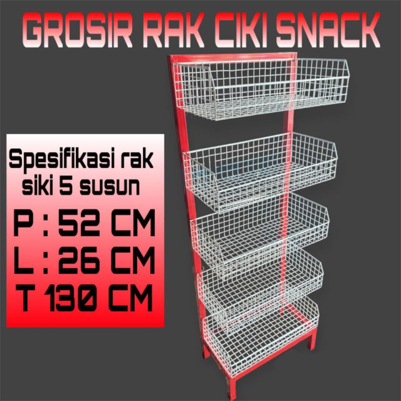 Jual Rak ciki warung 5/6 susun | Shopee Indonesia