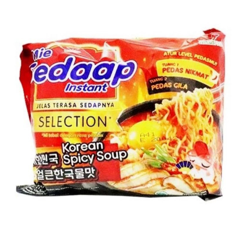 Jual Mie Sedaap Selection Korean Spicy Soup satuan | Shopee Indonesia