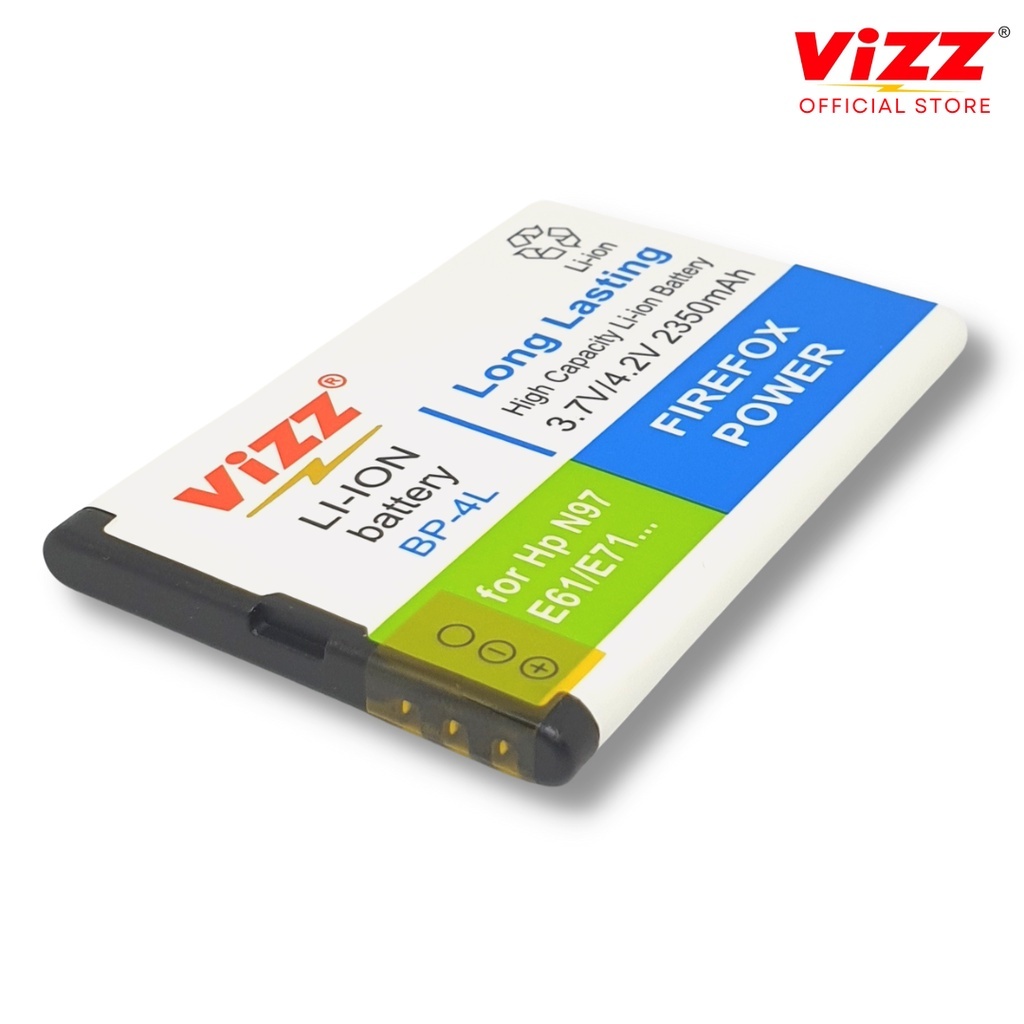Jual Baterai Batre Vizz BP4L Nokia N97 / E61 / E71 / E63 / E90 / BP-4L ...