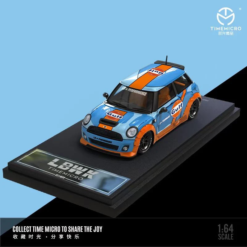 Jual TM643612 - Time Micro 1/64 Mini Cooper Team Gulf Edition - Time ...