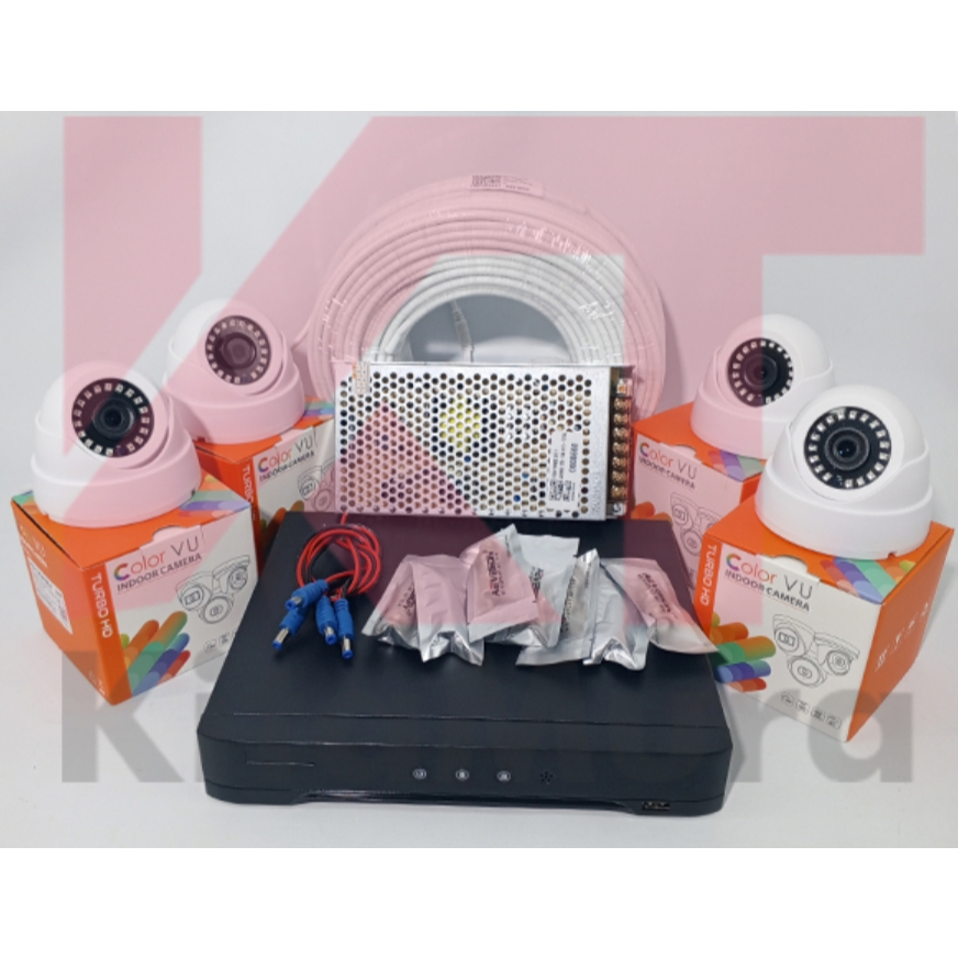Jual PAKET KAMRA CCTV ANALOG AHD 4CH 2MP FULL HD || CCTV CAMERA PAKET ...