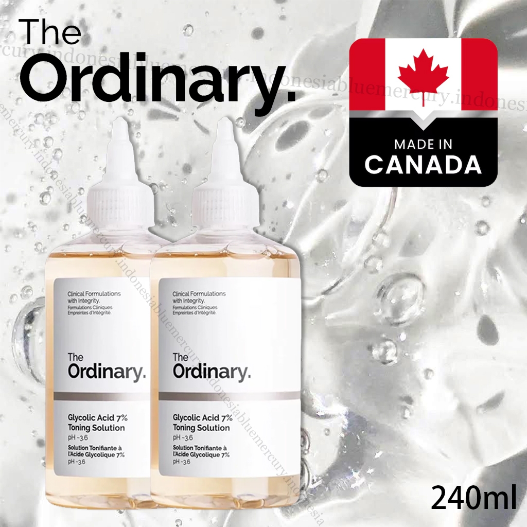 Jual The Ordinary Glycolic Acid 7% Tonic Solution 240ml | Shopee Indonesia