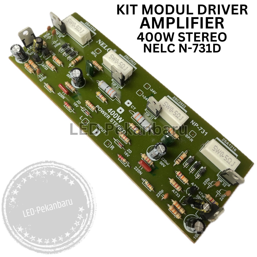 Jual KIT AUDIO MODUL DRIVER POWER AMPLIFIER 400W STEREO AMPLI RAKITAN ...