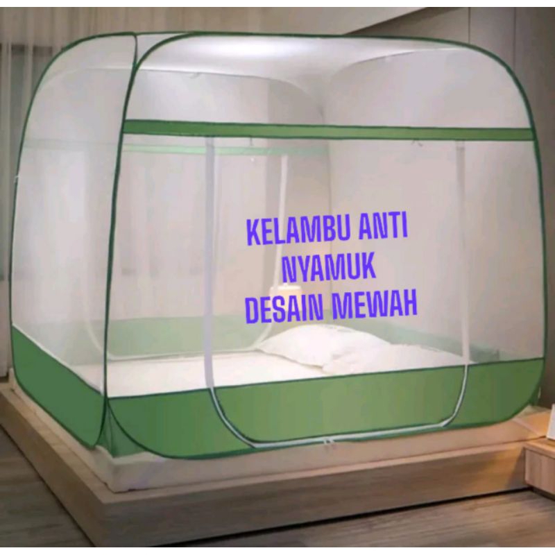Jual 160x200 180x200 200x200 Kelambu Lipat Kelambu Tidur Anti Nyamuk ...