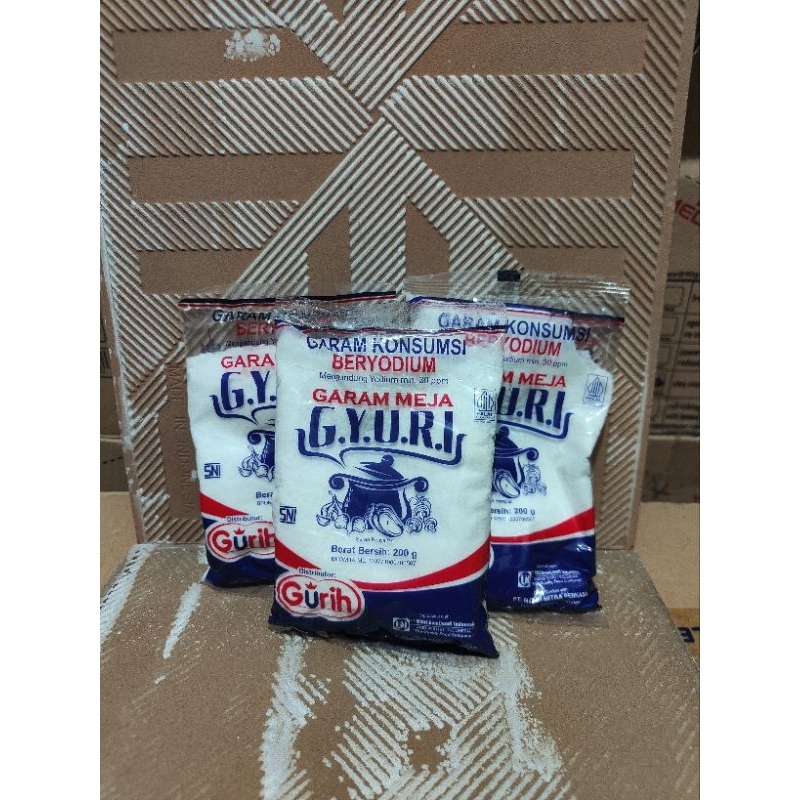 Jual GYURI GARAM MEJA BERYODIUM 200 GRAM | Shopee Indonesia
