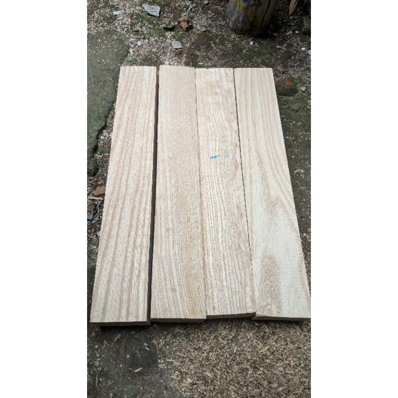 Jual balok kayu ash american ashwood 5 x 5 x 48 cm serat padat lurus ...