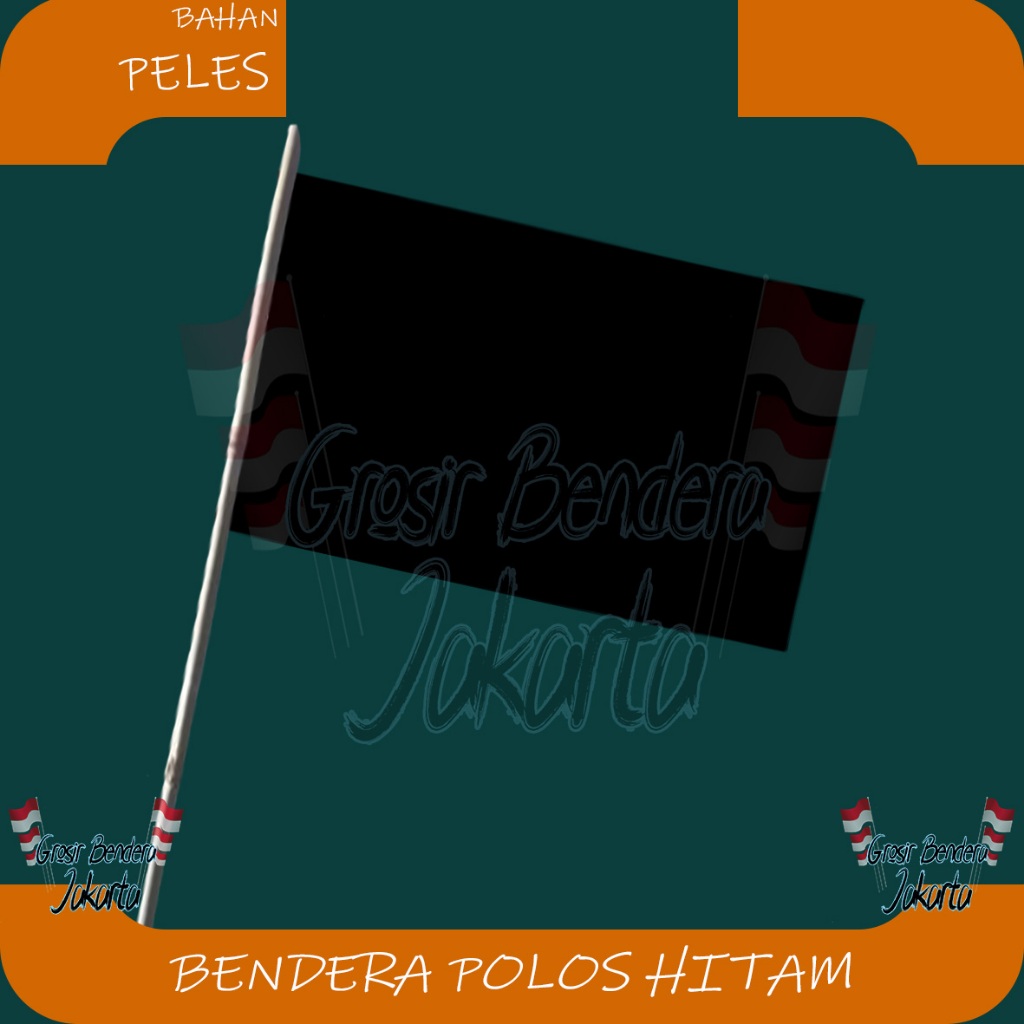 Jual Bendera Polos Hitam | Shopee Indonesia