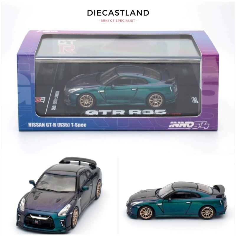 Jual INNO64 NISSAN GT-R (R35) T-SPEC Midnight Purple IN64-R35TS-MP INNO ...