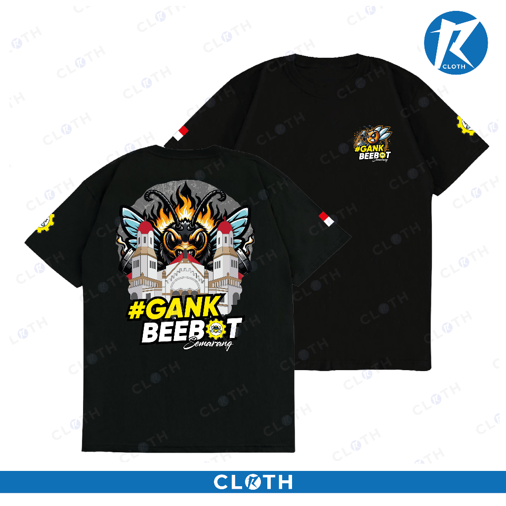 Jual T-SHIRT KAOS GANK BEEBOT SEMARANG BEEBOT AUTOMOTIVE PREMIUM ...