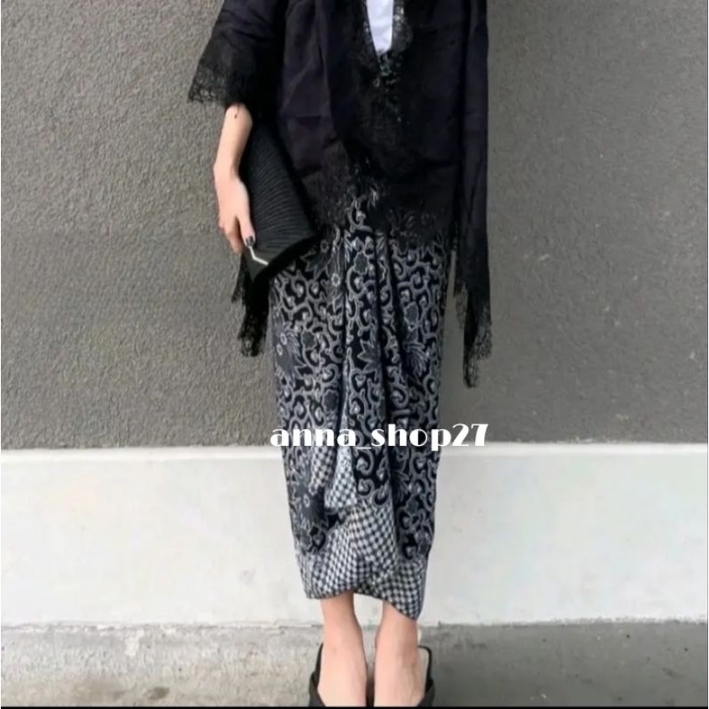 Jual Rok Lilit Batik Premium Kekinian Rok Batik Kondangan Free Ring ...