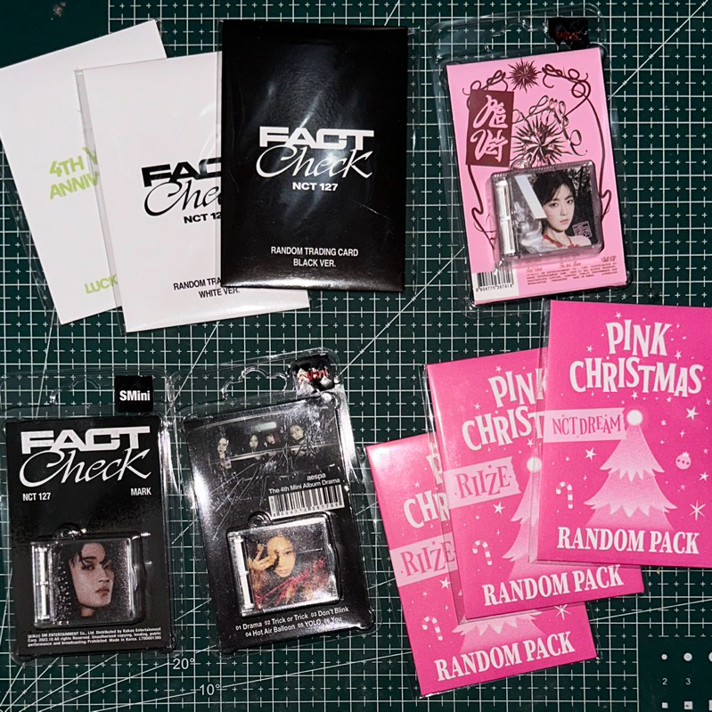 Jual [BUY 1 GET 1 FREE] Nct 127 SMini mark Factcheck Aespa Drama ...