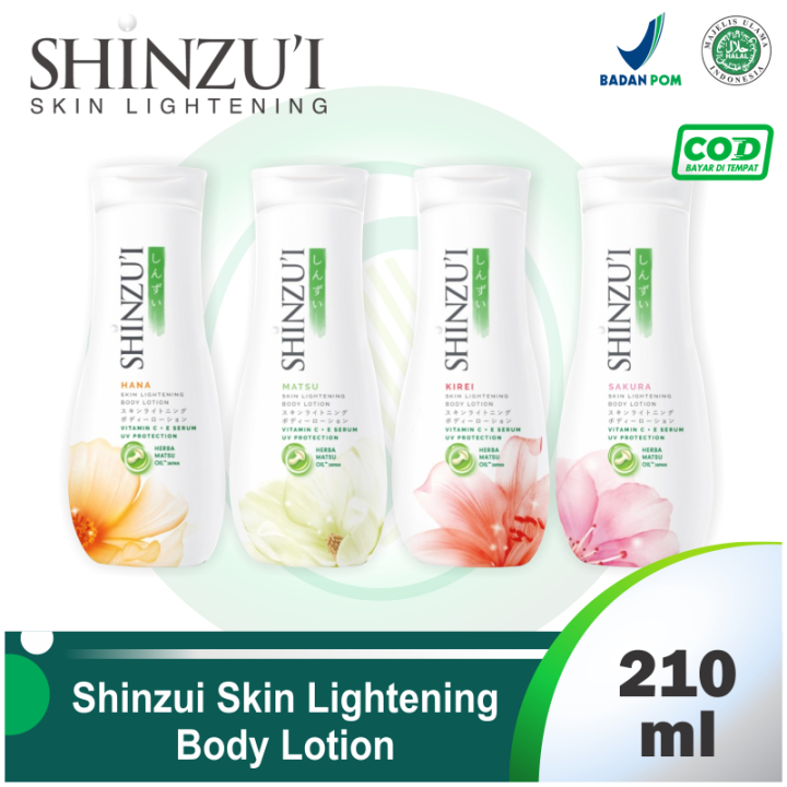 Jual Shinzui Skin Lightening Body Lotion 100ml 210ml | Shopee Indonesia