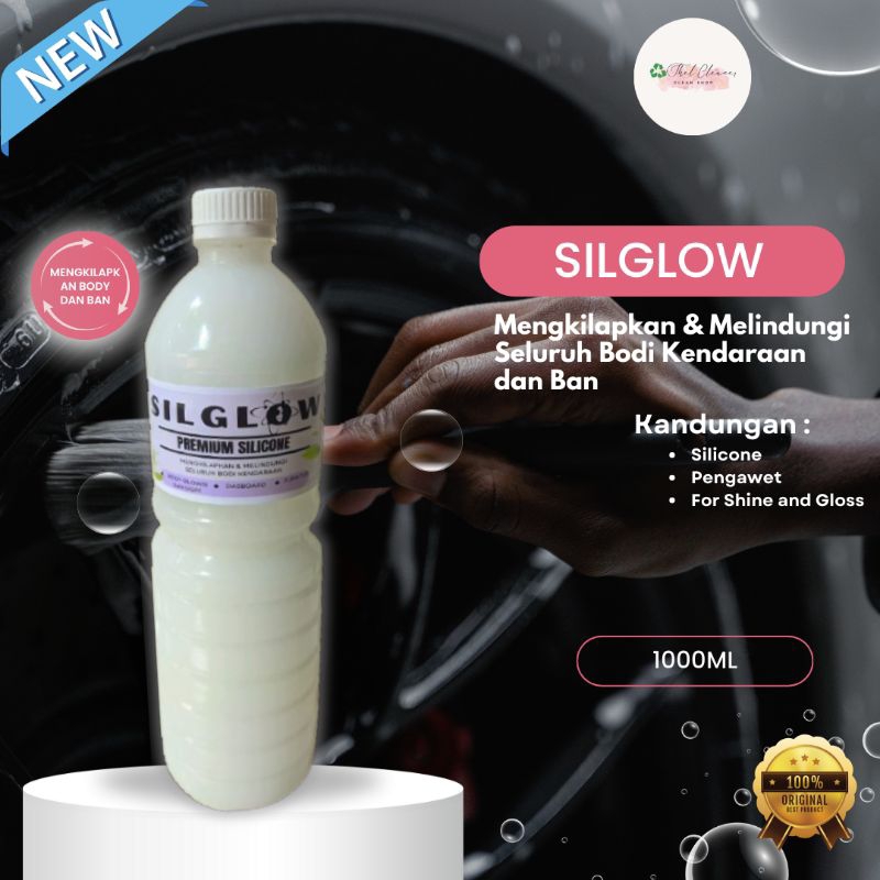 Jual silicon emulsi SILGLOW mengkilapkan body dan ban kendaraan ...