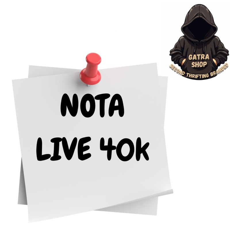 Jual NOTA LIVEE 40K | Shopee Indonesia