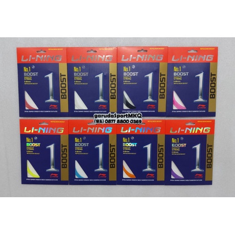 Jual Fast Respon SENAR RAKET BADMINTON LINING NO 1 BOOST ORIGINAL 1 ...
