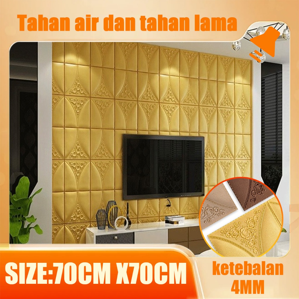 Jual 70*70 cm stiker dinding busa berukir indah 3d berkualitas tinggi ...
