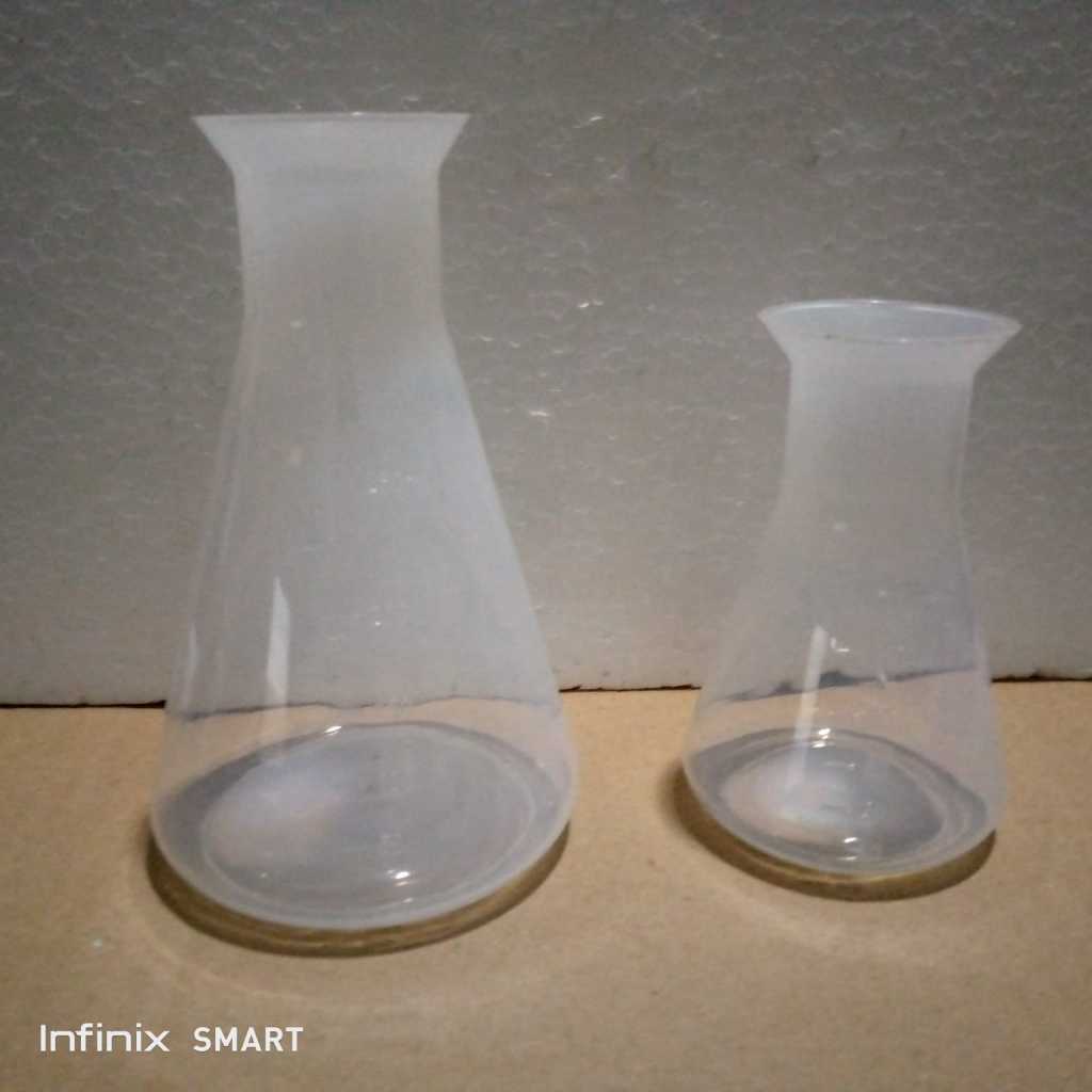 Jual Erlenmeyer Flask Plastik PP 250 ml - Cina | Shopee Indonesia