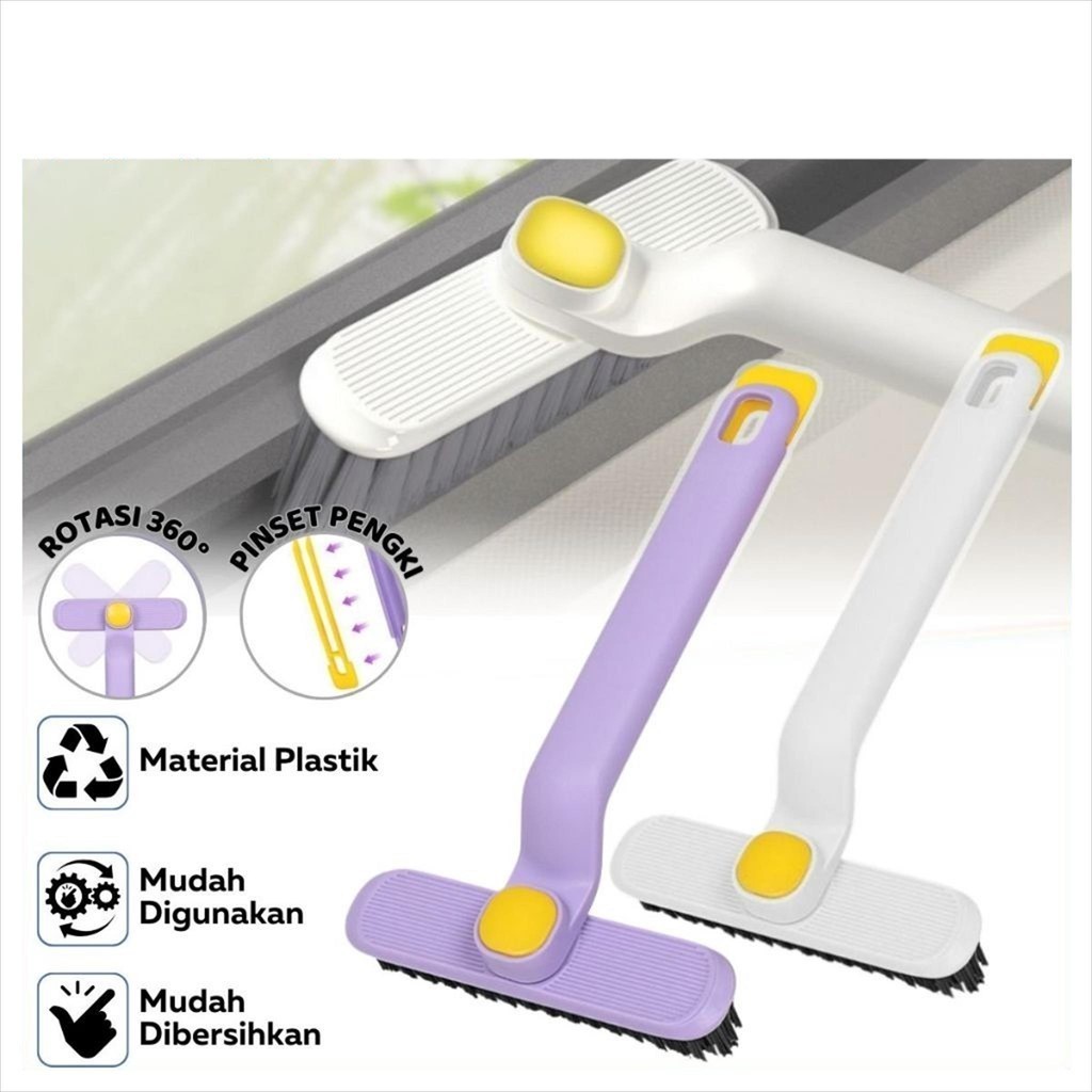Jual Sikat 3in1 sikat sudut celah kamar mandi toilet/Sikat pembersih ...