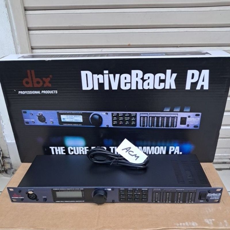 Jual DBX PA MANAGEMANT SPEAKER DRIVERACK PA DLMS DBX PA 6 OUT 2 IN | Shopee Indonesia