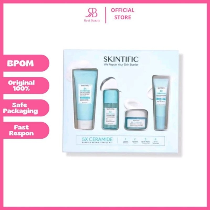 Jual SKINTIFIC - Skintific 5x Ceramide Barrier Repair Travel Kit ...