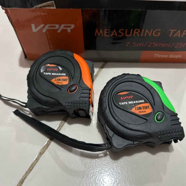 Jual Meteran/Rol Meter/Meteran Tukang Lapis Karet 7,5m | Shopee Indonesia