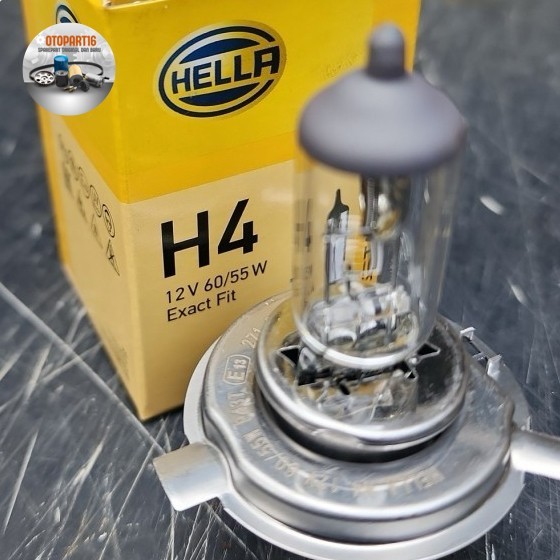 Jual HELLA Bohlam Lampu Halogen Mobil H4 P43T 12V 60/55W Original | Shopee Indonesia