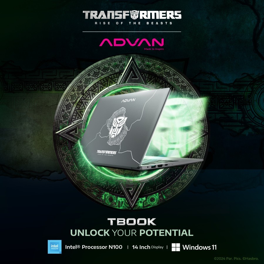 Jual Laptop Advan TBOOK x TRANSFORMERS Limited Edition Advan Soulmate ...