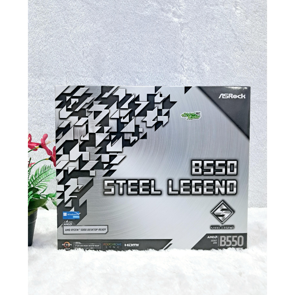 Jual Mainboard Asrock B550 Steel Legend 4Slot RAM ATX 4Slot RAM HDMI ...