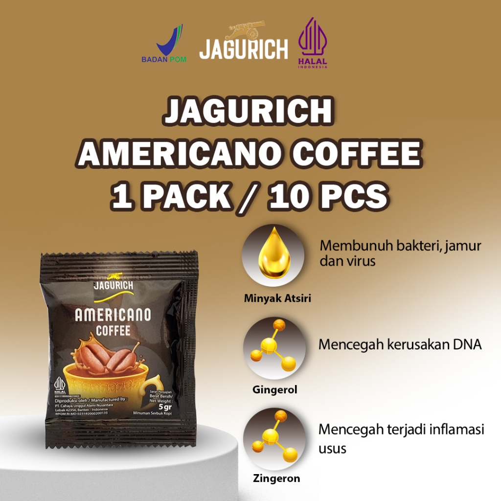 Jual Jagurich Americano Coffee Sachet | Shopee Indonesia