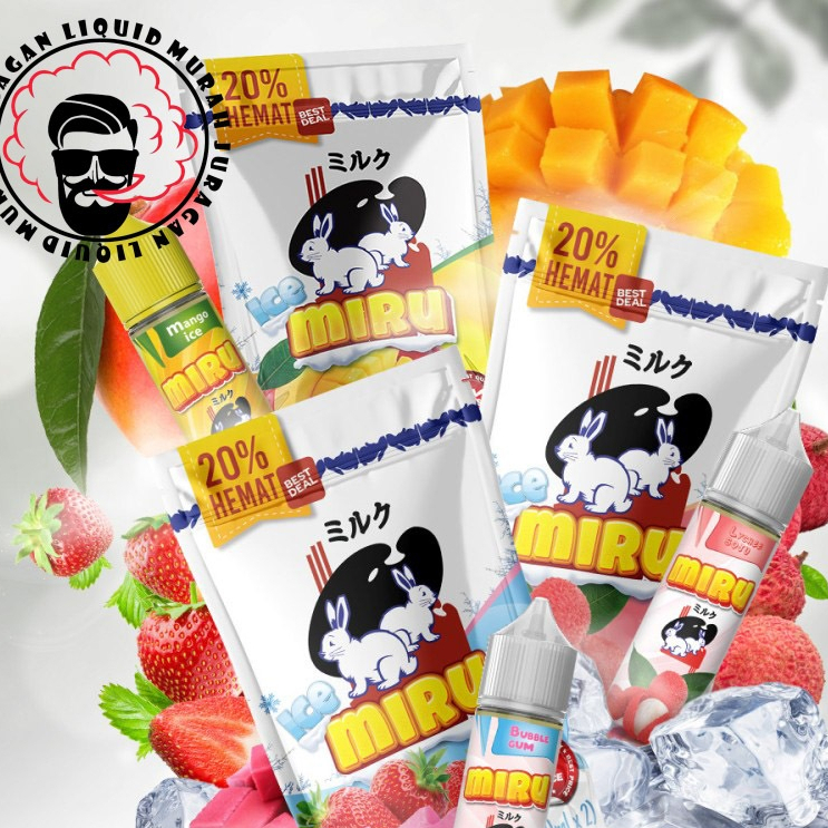 Jual Miru Fruity Series Liquid 60ml 3mg 6mg Freebase by Jozojo Brew ...