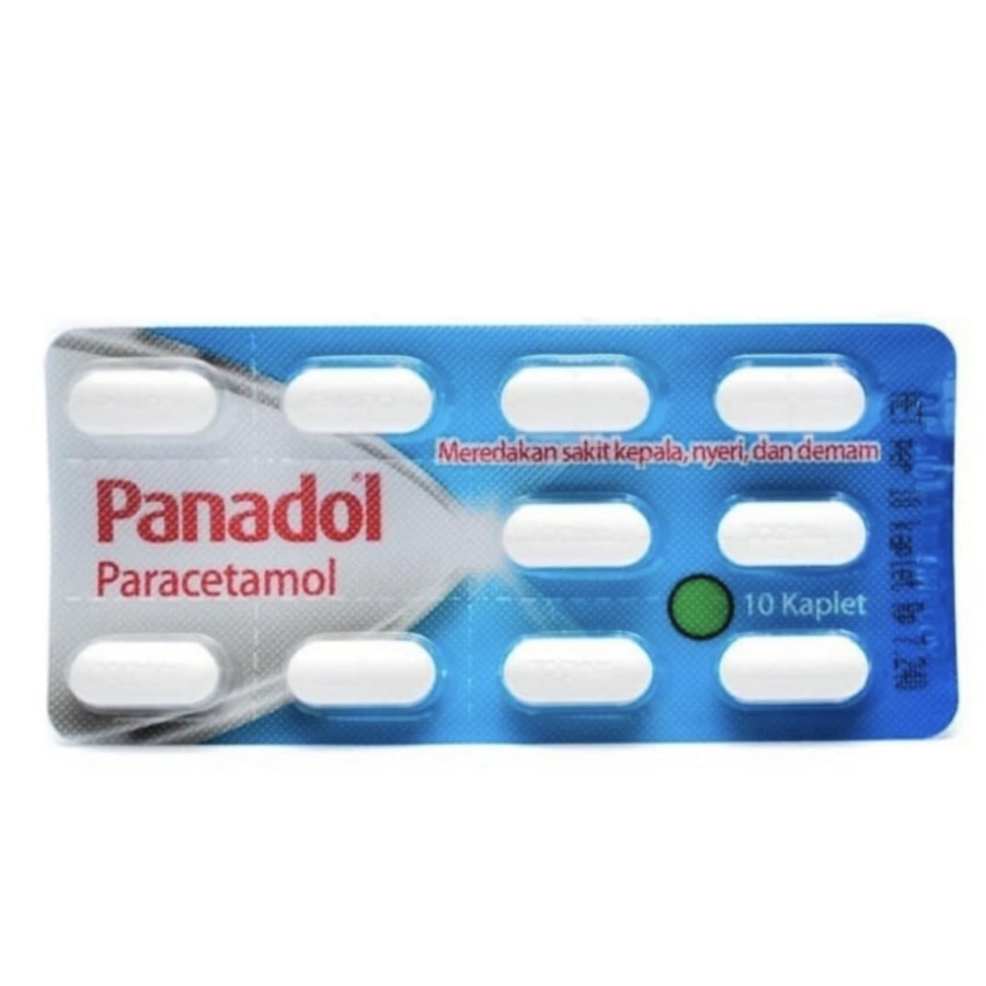 Jual PANADOL PARACETAMOL (BIRU) 1 STRIP 10 KAPLET - MEREDAKAN SAKIT ...
