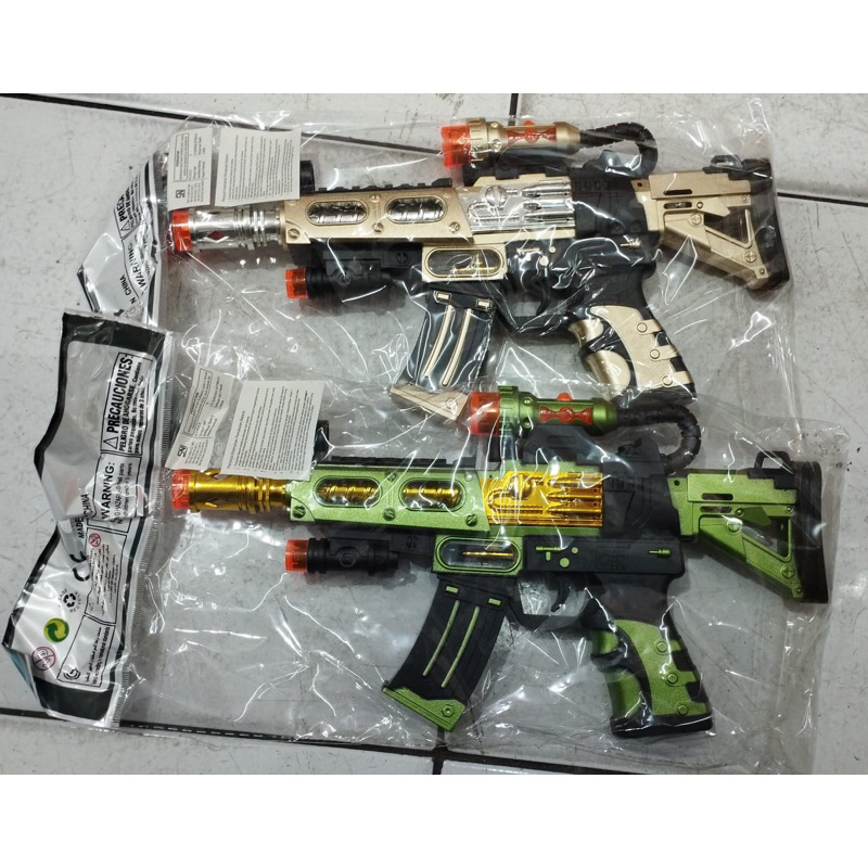 Jual Mainan Pistol Baterai Senapan Plastik Anak | Shopee Indonesia