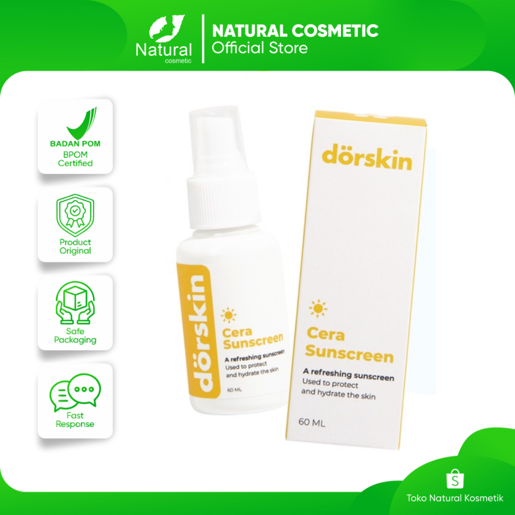 Jual Dorskin Cera Sunscreen 60 ml | Shopee Indonesia