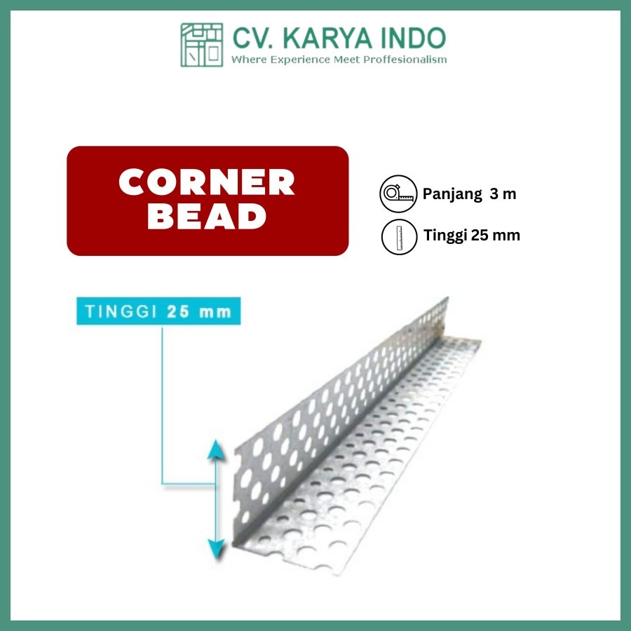 Jual corner bead gypsum | Shopee Indonesia