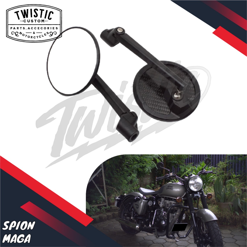 Jual Spion Model Magazi Bulat Motor W175 XSR Benelli Vespa Royal ...