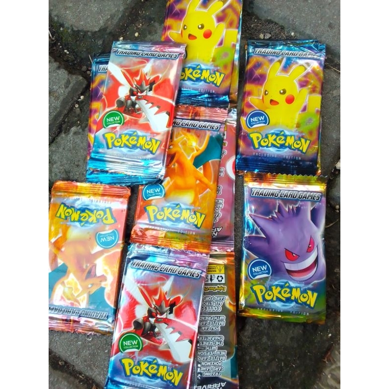 Jual Trading Card Kartu Pokemon 6 Sachet | Shopee Indonesia