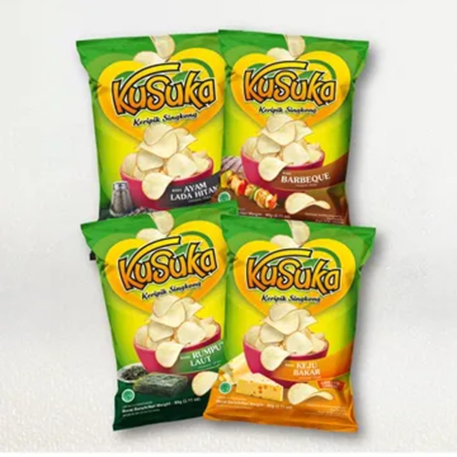 Jual KUSUKA KERIPIK SINGKONG 60 GR - TERSEDIA 4 VARIAN RASA | Shopee Indonesia