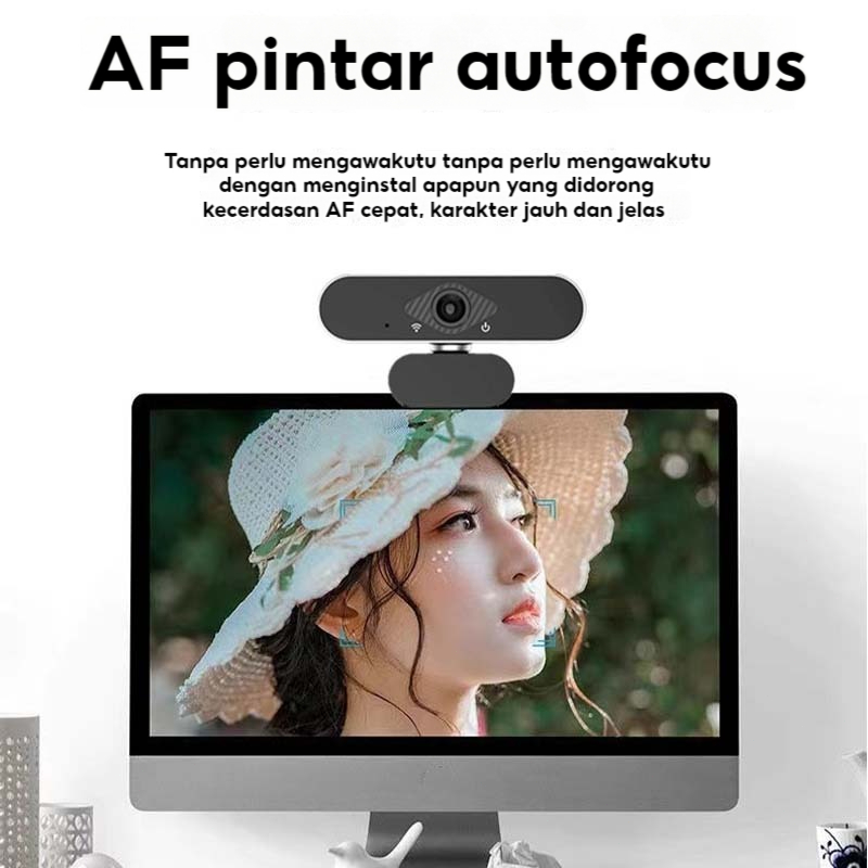 Jual Kamera Webcam Laptop 1080P USB Kamera PC 4K Full HD With Mic Live ...