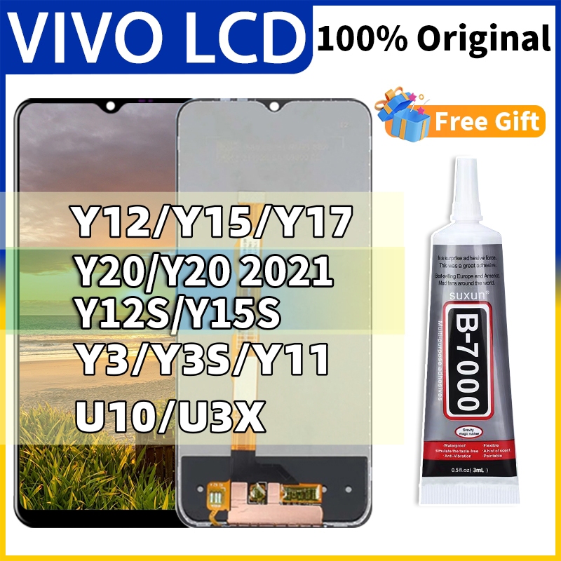 Jual LCD VIVO Y20/20-2021 Y17 Y15/15S Y12 Y12S Y11 Y3/3S U10/3X FULL SET TOUCHSCREEN HD ORIGINAL ...