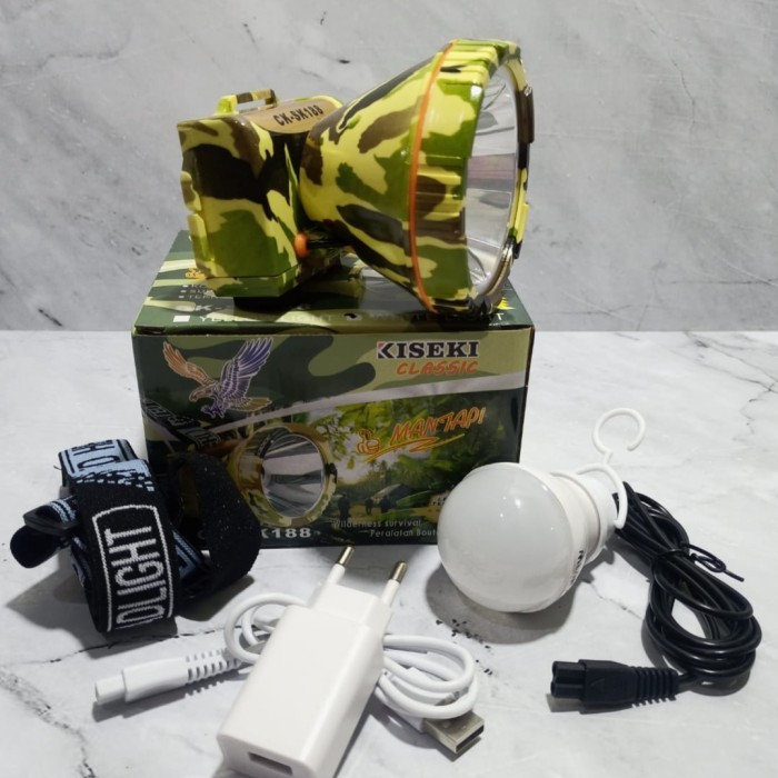 Jual Senter model kiseki CK 299+ /100 watt cahaya putih | Shopee Indonesia