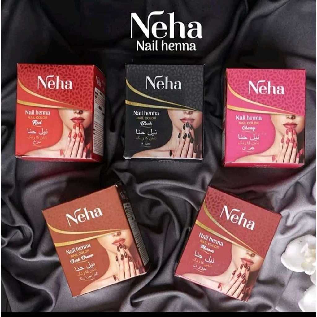 Jual NEHA Henna BOX -BPOM Temporary Hand Painting (PER BOX) | Shopee ...