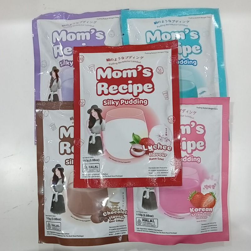 Jual Moms Recipe Silky Pudding Aneka Rasa 110 g | Shopee Indonesia
