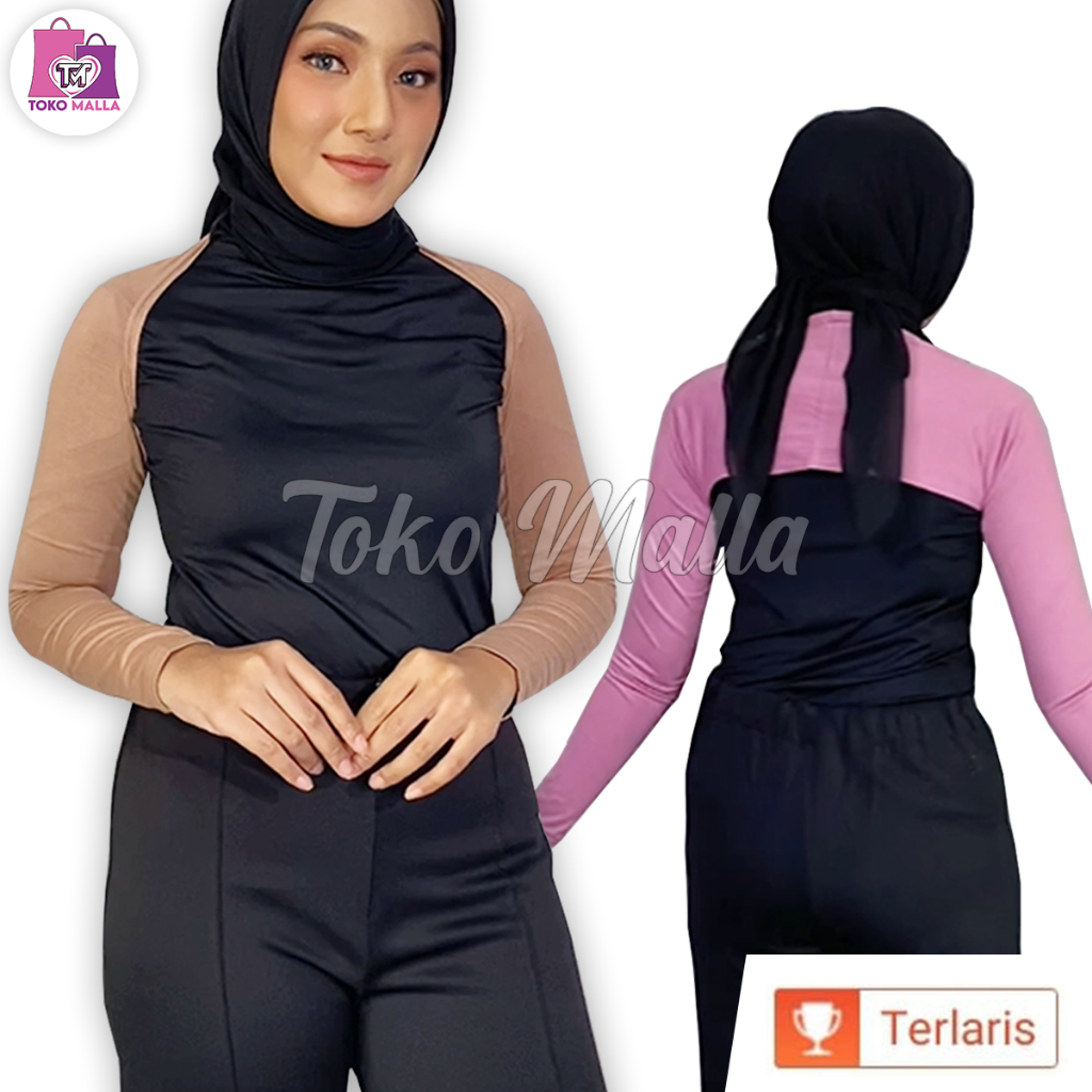 Jual Manset Bolero Bahan Rayon Spandek Balon Lengan Sambung Panjang ...
