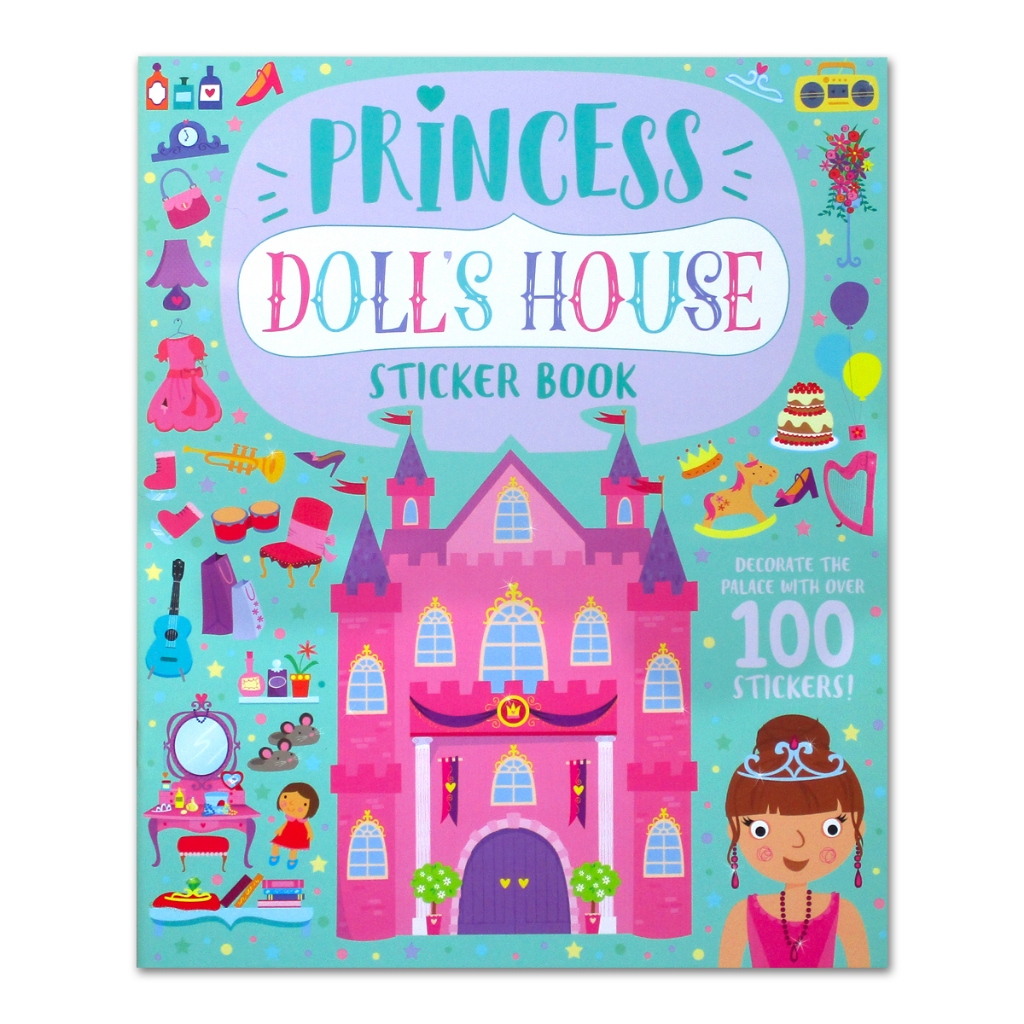 Jual Princess Doll's House Sticker Book (Decorate The Palace With Over ...