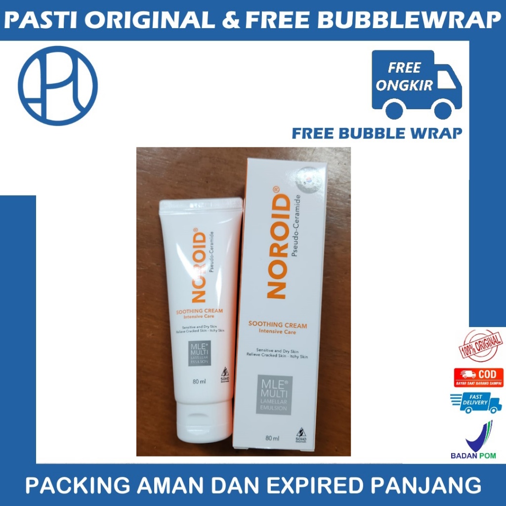 Jual NOROID SOOTHING CREAM 80ML INTENSIVE CARE | Shopee Indonesia