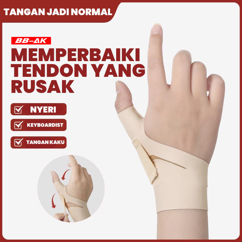 Jual BBAK Jempol Fixator 2 PCS Tendon Pelindung Pergelangan Ibu Jari ...