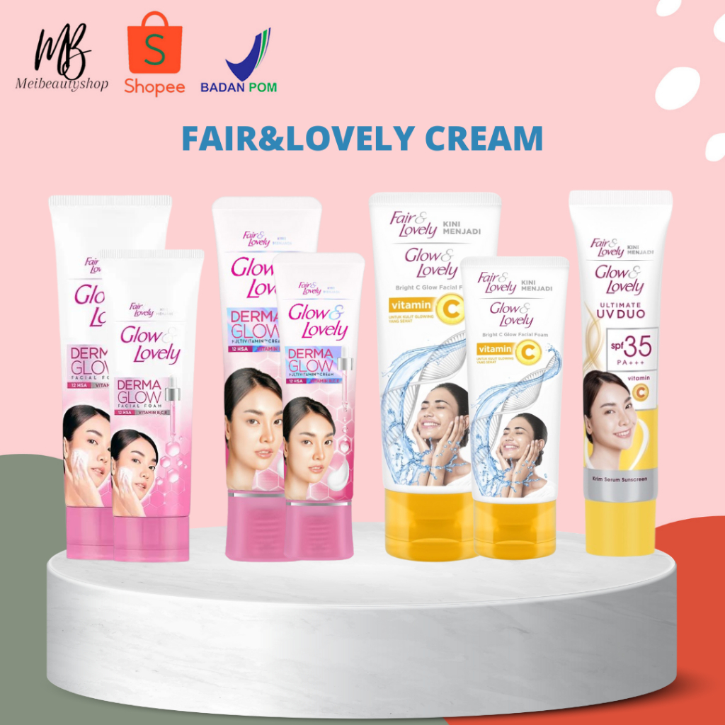 Jual fair & Lovely Cream Wajah Multivitamin 23g/46GR - Brightening ...