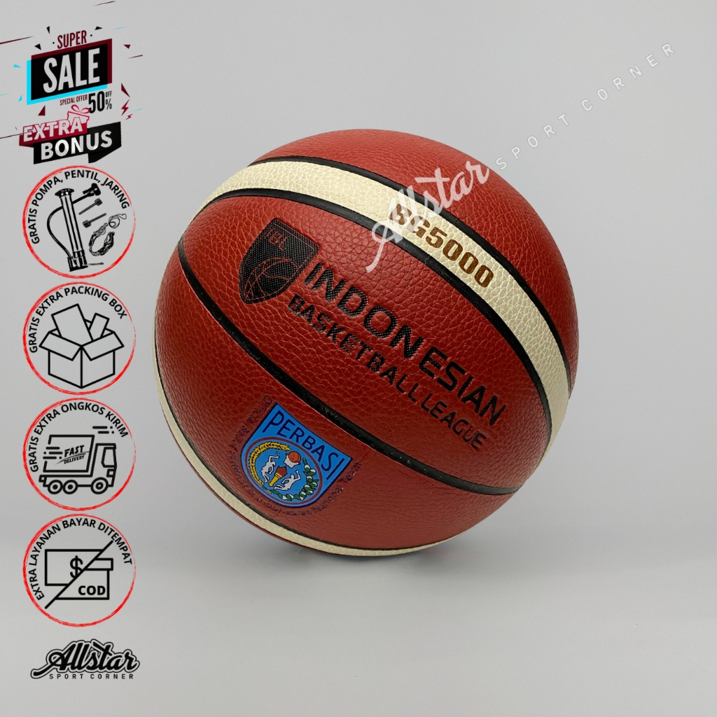 Jual MOLTEN Bola basket original spalding mikasa molten BG5000 original ...